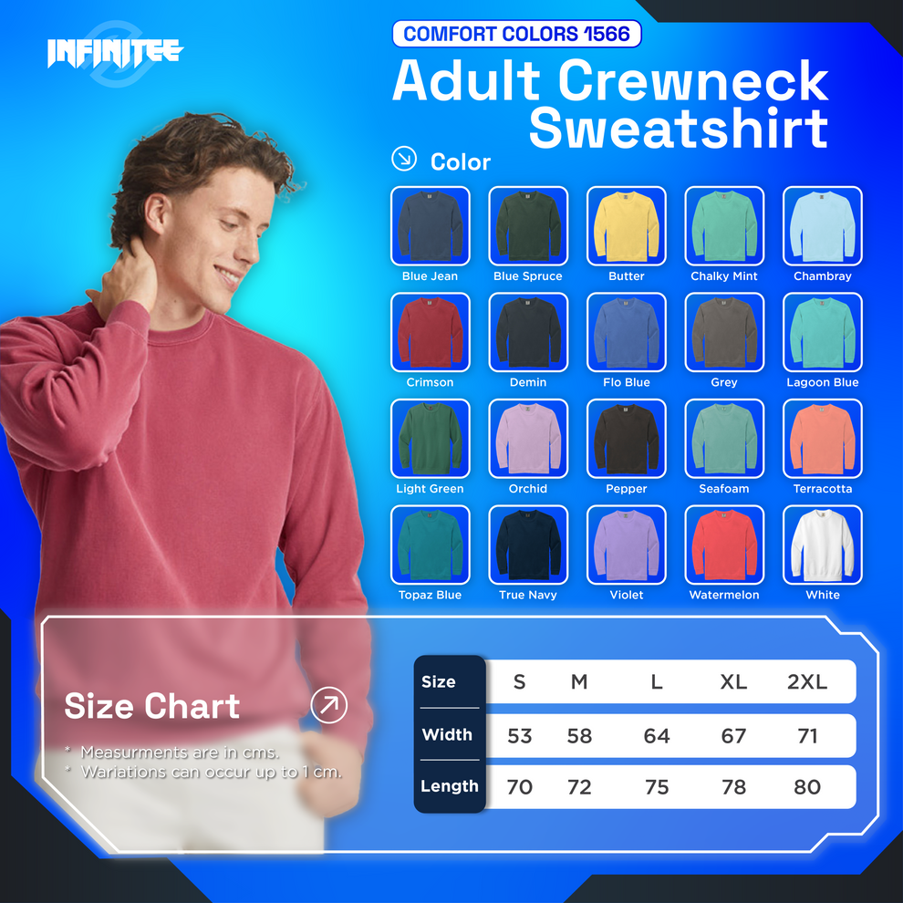 Sweatshirts Comfort Colors® 1566 - Embroidery – Eco Print